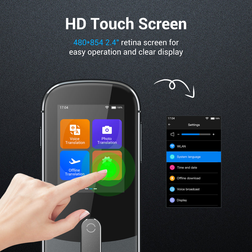 Anfier Offline Language Voice Translator Device W09 PRO for 144 Langua – anfier